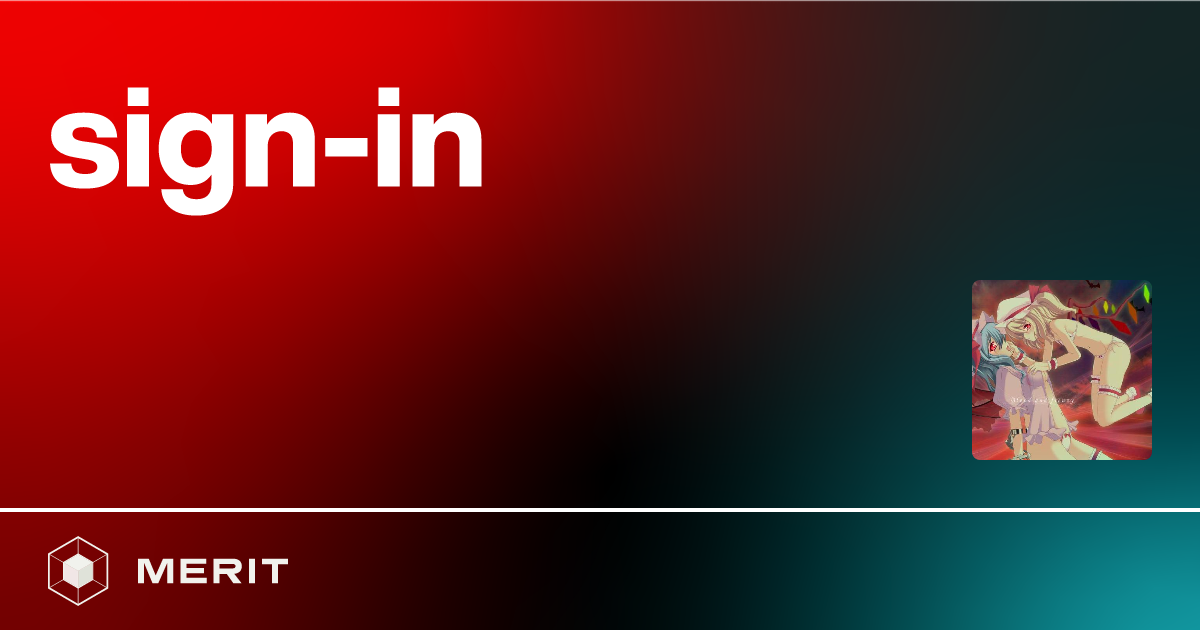 sign-in - Merit Systems